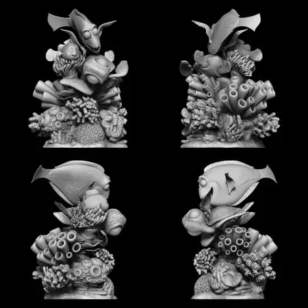 Nemo diorama - STL 3D print files