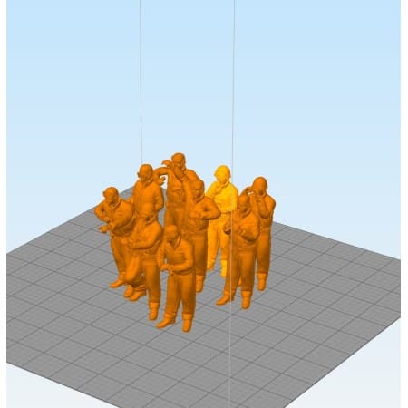 US Tank Crew WW2 - STL 3D print files