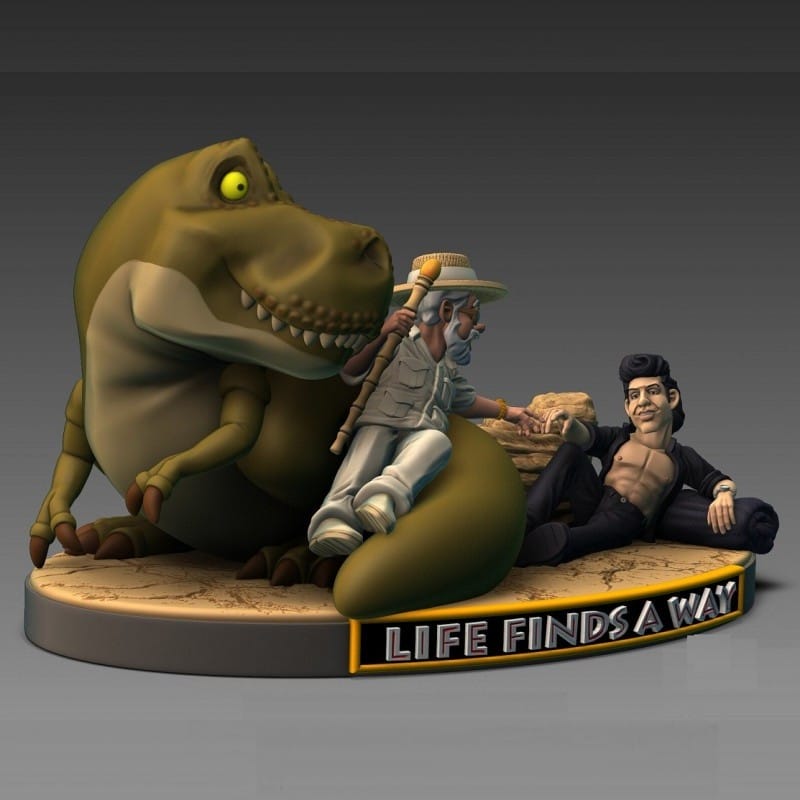 Life Finds a Way Jurassic Park - STL 3D print files