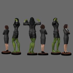 She-Hulk - STL 3D print files