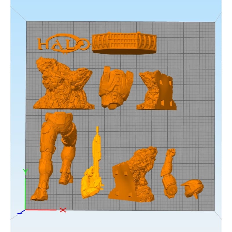 Master Chief halo - STL 3D print files