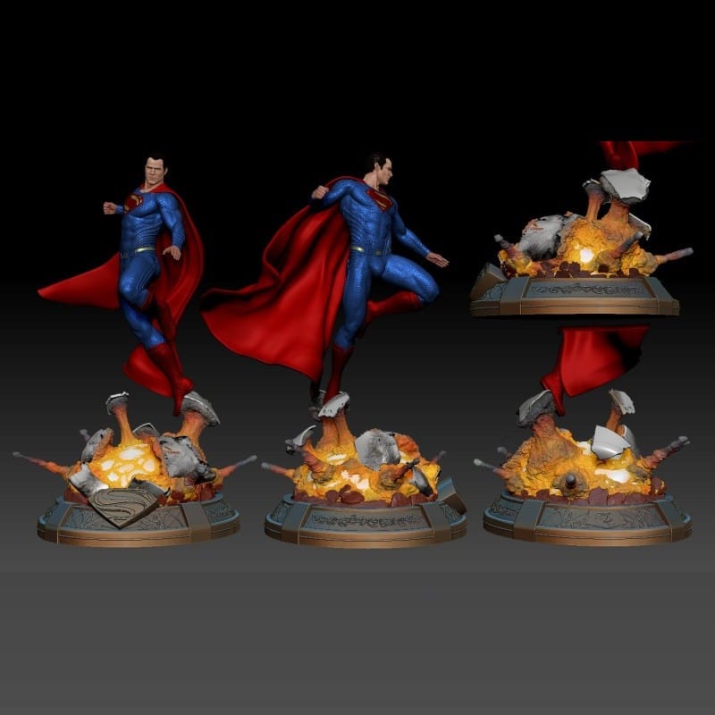 Superman - STL 3D print files