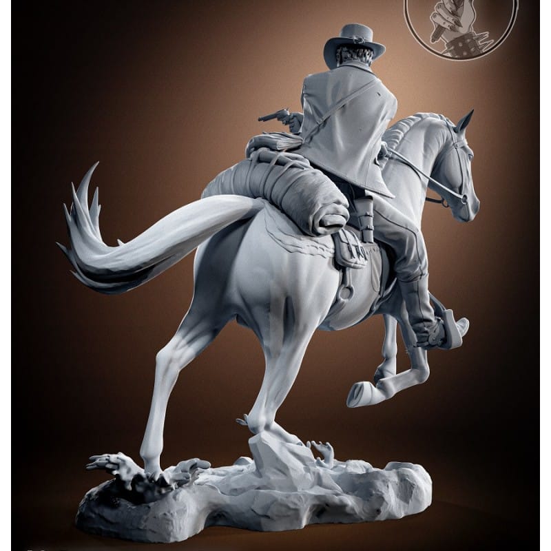 Arthur Morgan on horse - STL 3D print files
