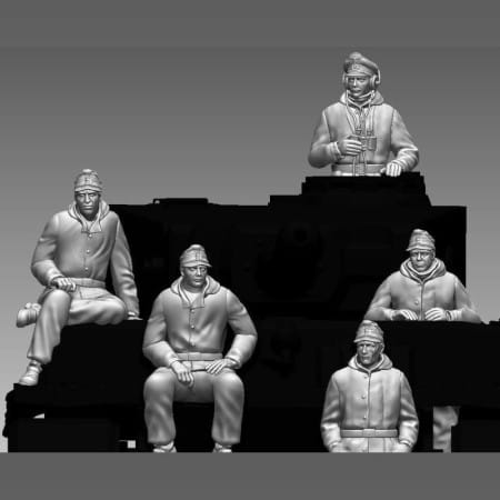 German Tank Crew WW2 - STL 3D print files