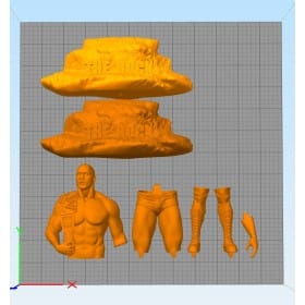 The Rock Dwayne Johnson - STL 3D print files