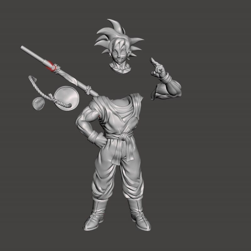 Goku - STL Files for 3D Print