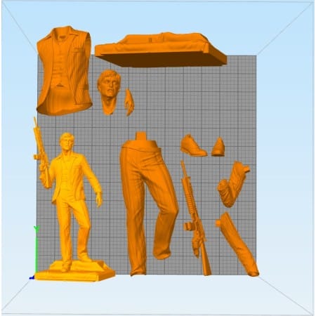 Tony Montana Scarface - STL 3D print files