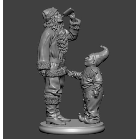 Bad Santa Willie and Marcus - STL 3D print files