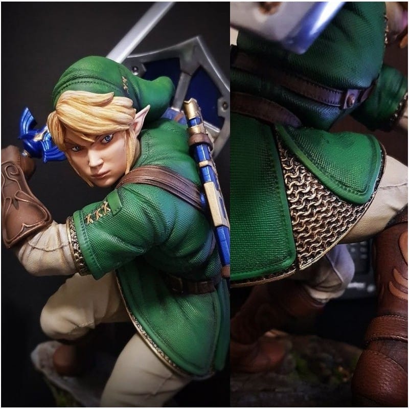 Zelda Link Statue - STL Files for 3D Print