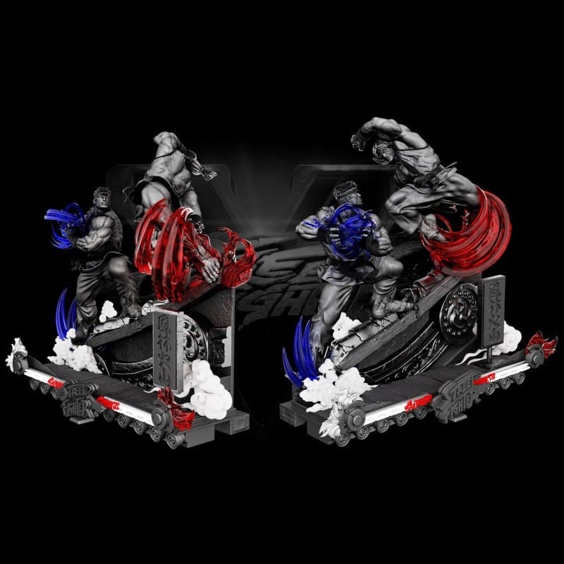 Ken and Ryu Street Fighter Diorama - STL 3D print files