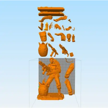 Aliens Ripley and Newt - STL 3D print files