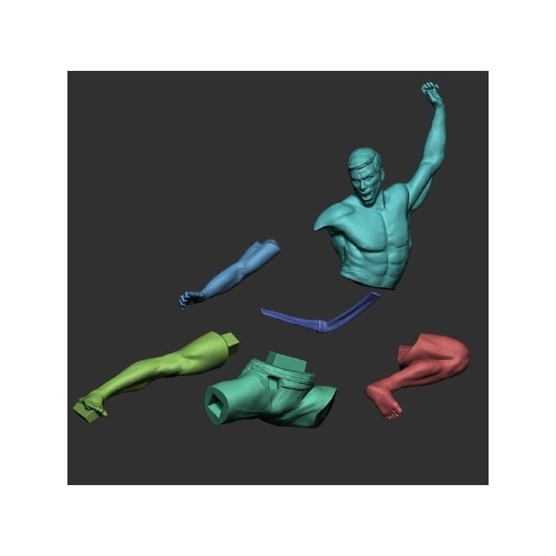 Bloodsport Jean-Claude Van Damme - STL Files for 3D Print