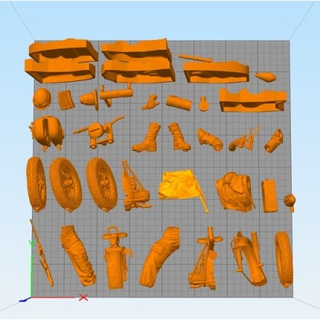 Motorcycle Scout BMW R75 - STL 3D print files