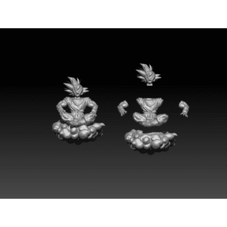 Goku Flying Cloud - STL Files for 3D Print