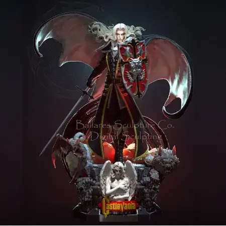 Alucard Castlevania - STL 3D print files