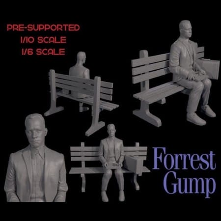Forrest Gump - STL 3D print files