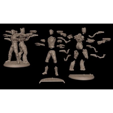 Star Lord and Groot - STL 3D print files