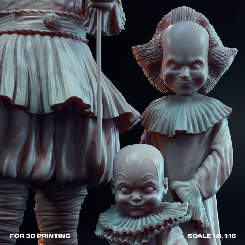Pennywise Diorama - STL 3D print files