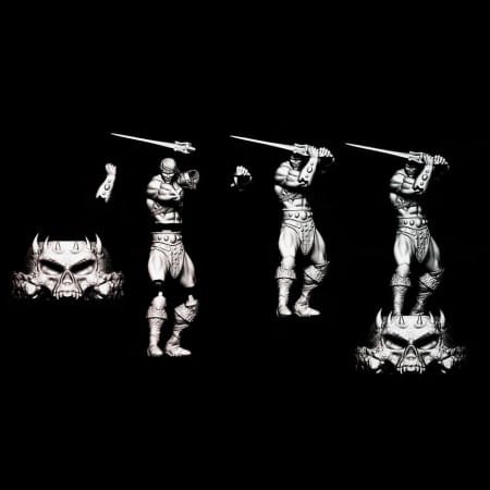 He-Man Masters of the Universe - STL 3D print files