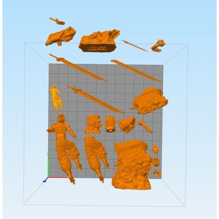 Cloud Strife Final Fantasy VII - STL 3D print files
