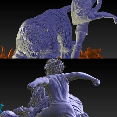 Captain Tsubasa - STL 3D print files