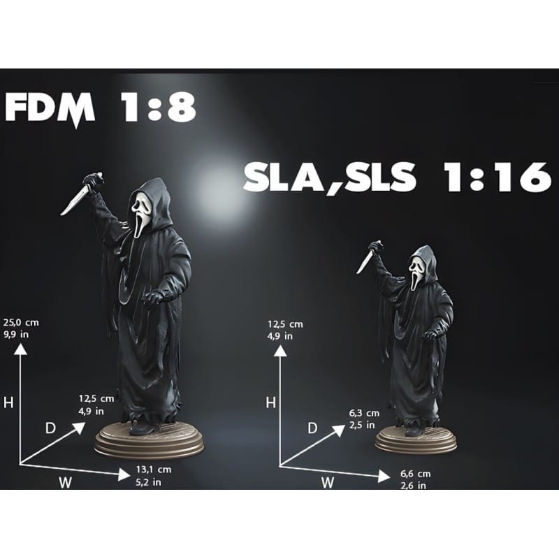 Ghostface Scream - STL 3D print files