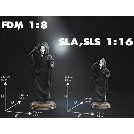 Ghostface Scream - STL 3D print files