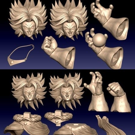 Broly Dragon Ball Z - STL 3D print files