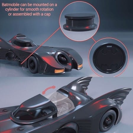 Batmobile 1989 - STL 3D print files