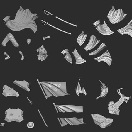 Shanks One Piece - STL 3D print files