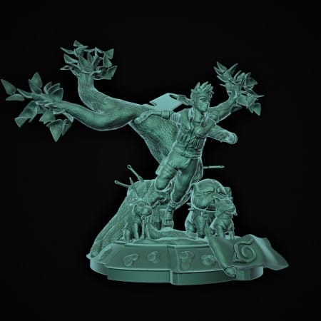 Kakashi Hatake Tree - STL Files for 3D Print