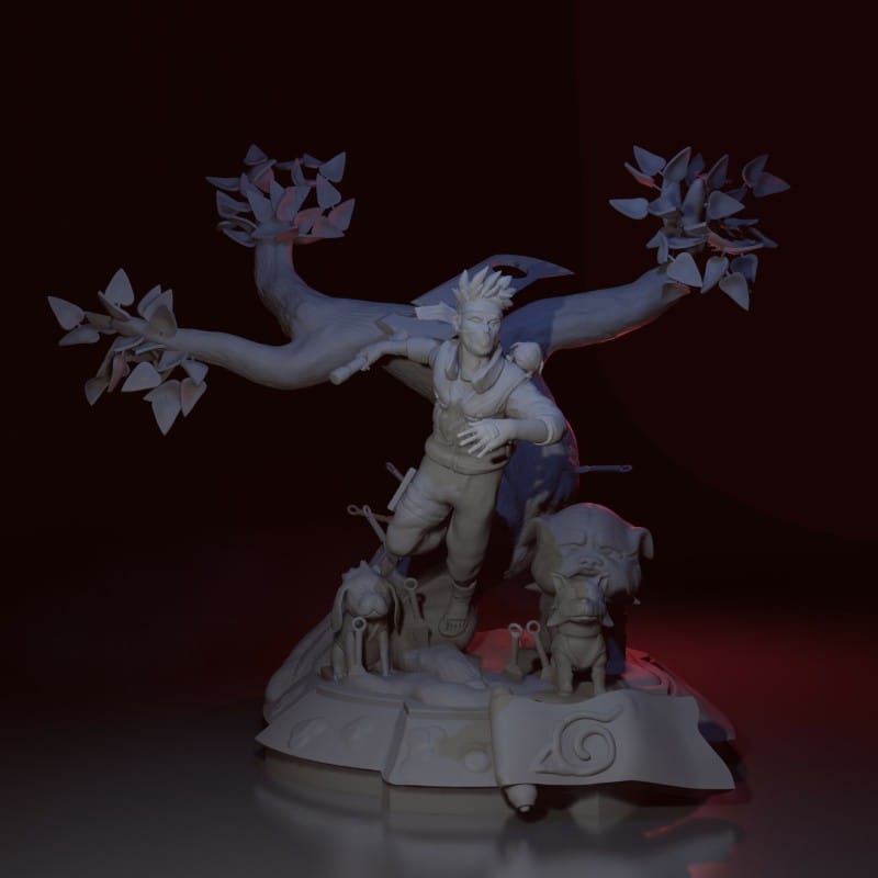 Kakashi Hatake Tree - STL Files for 3D Print