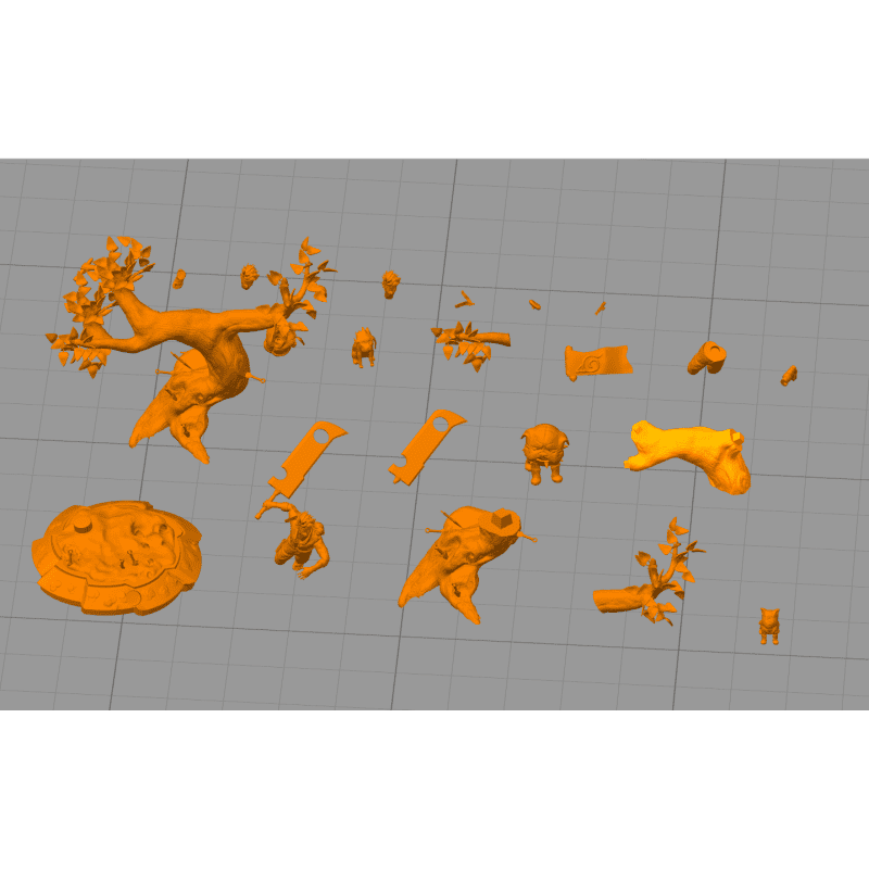 Kakashi Hatake Tree - STL Files for 3D Print