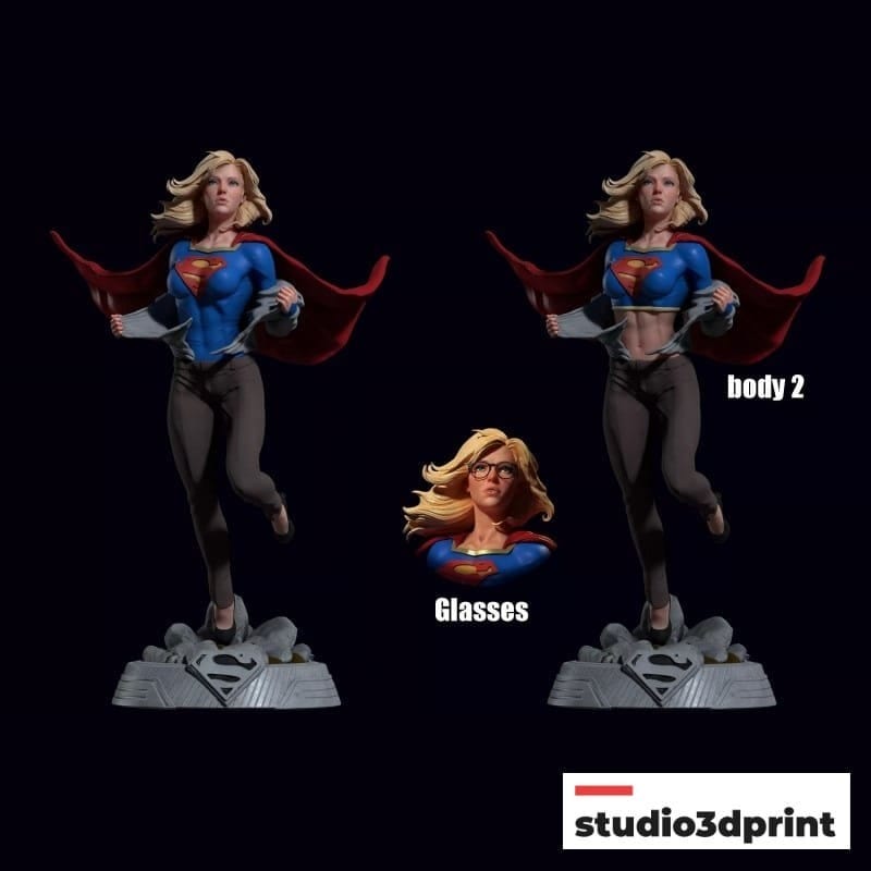Supergirl Dc Stl 3d Print Files
