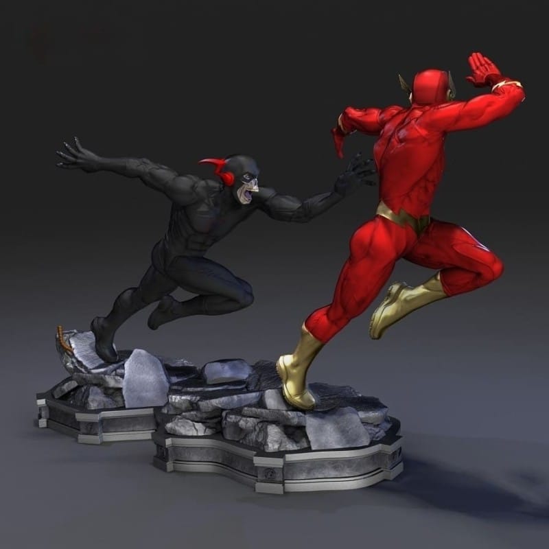 Black Flash and Flash - STL 3D print files