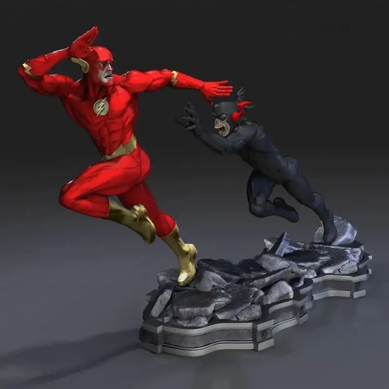Black Flash and Flash - STL 3D print files