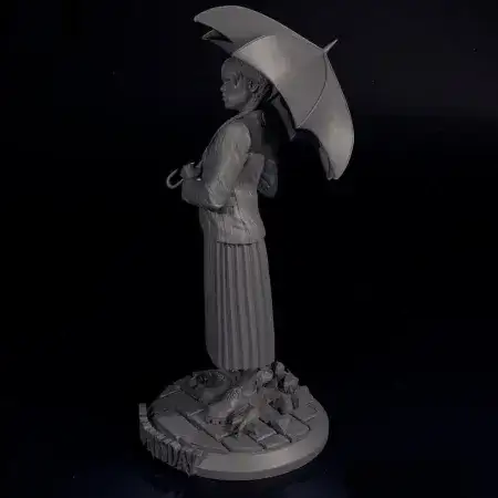 Wednesday Addams Jenna Ortega - STL 3D print files