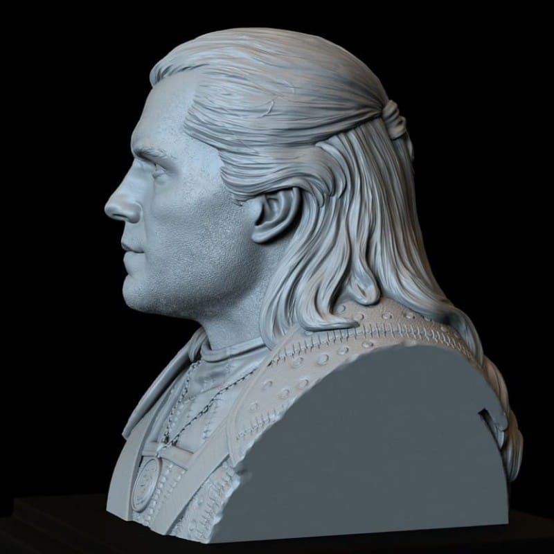 Geralt of Rivia The Witcher - STL 3D print files