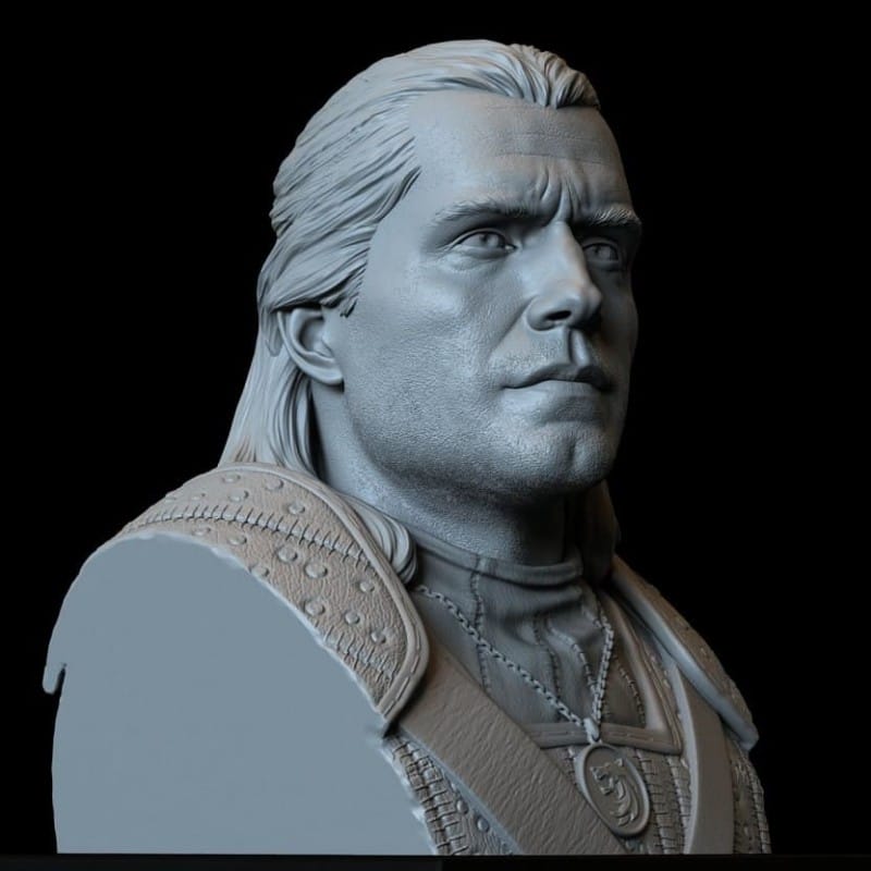 Geralt of Rivia The Witcher - STL 3D print files