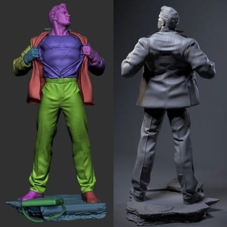 Superman - STL 3D print files