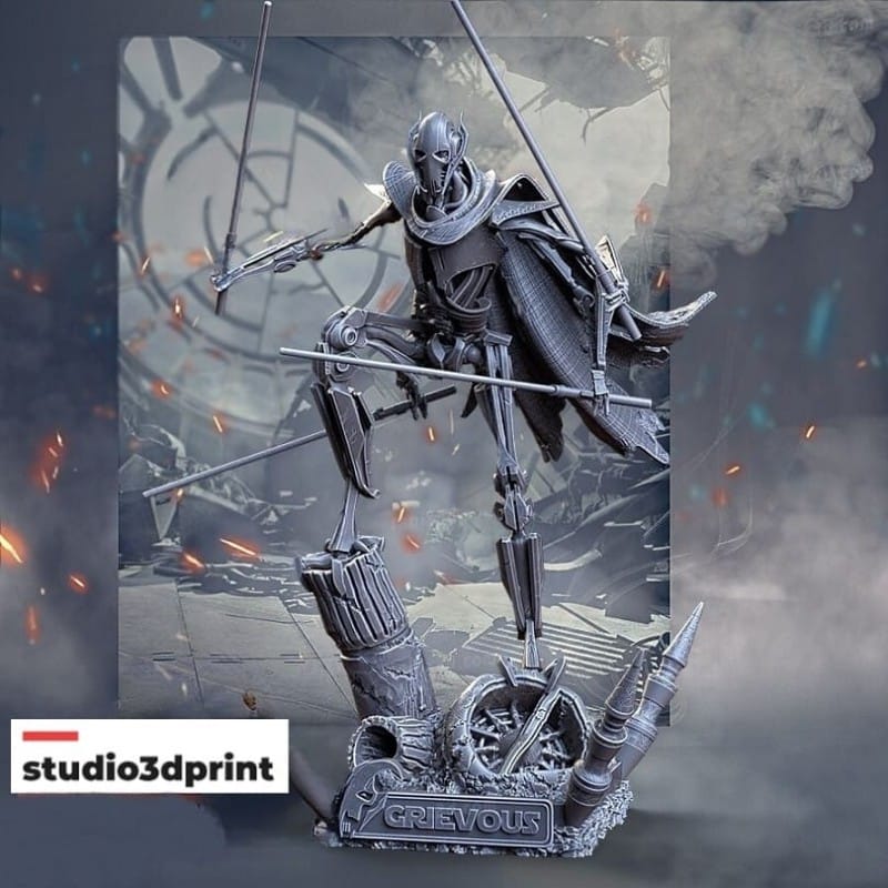 General Grievous Star Wars - STL 3D print files