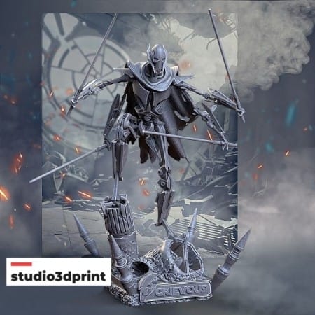 General Grievous Star Wars - STL 3D print files
