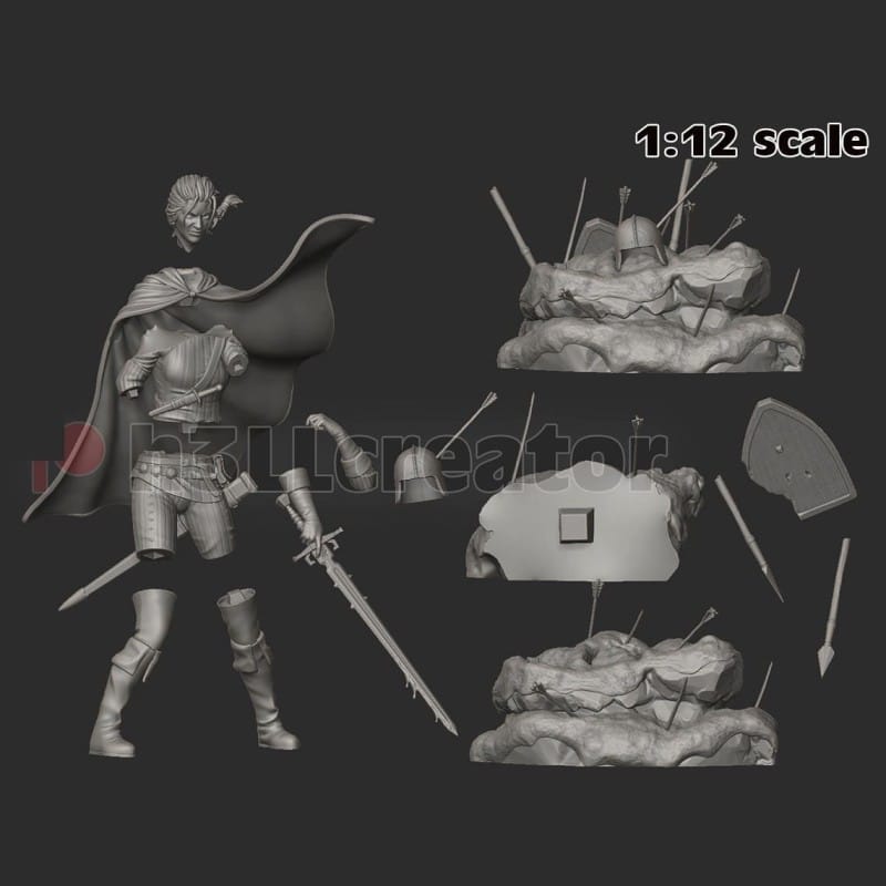 Queen Meve of Lyria The Witcher - STL 3D print files