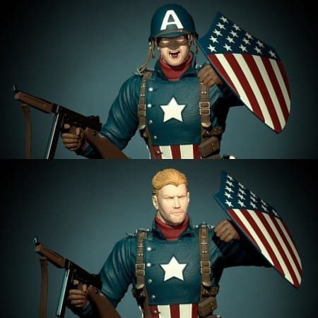 Captain America 1945: Super Soldier - STL 3D print files