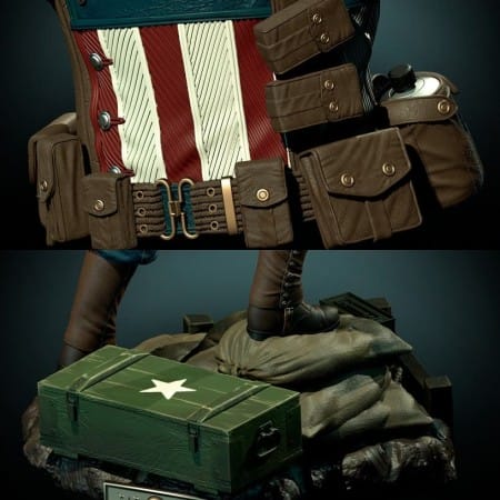 Captain America 1945: Super Soldier - STL 3D print files