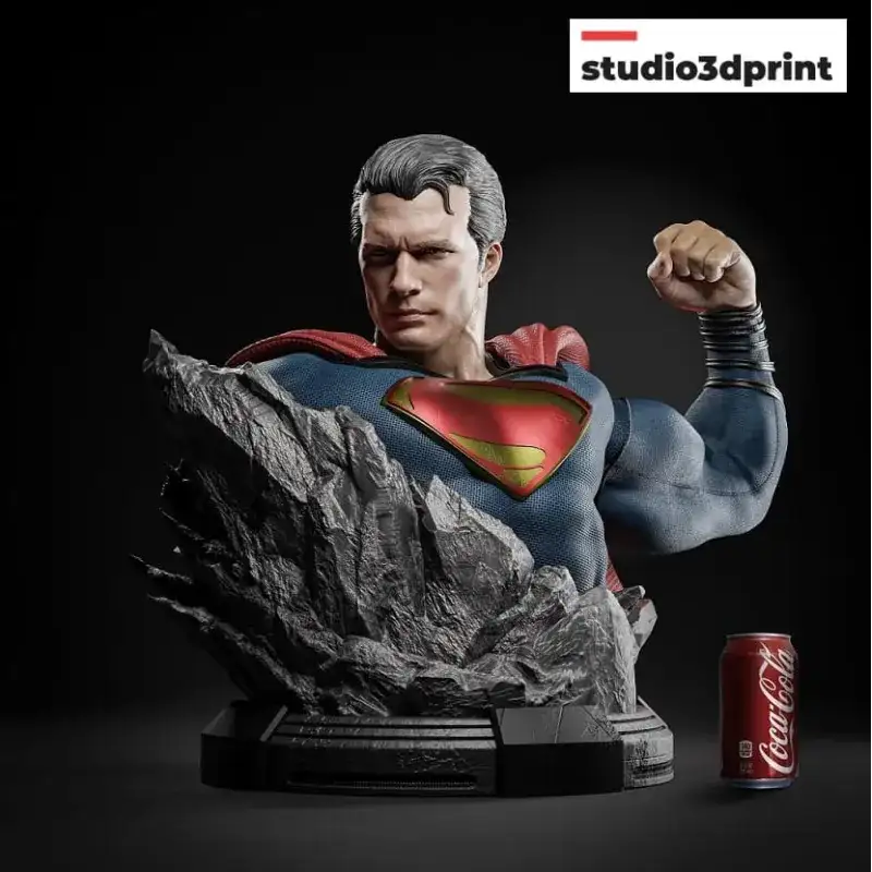 Superman Bust - STL 3D print files