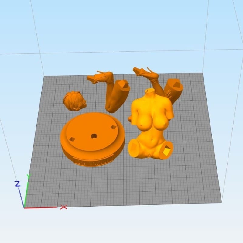 Dee Williams Pornstar Desk penholder - STL 3D print files