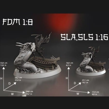 Batman Ninja vs Joker Dragon - STL 3D print files