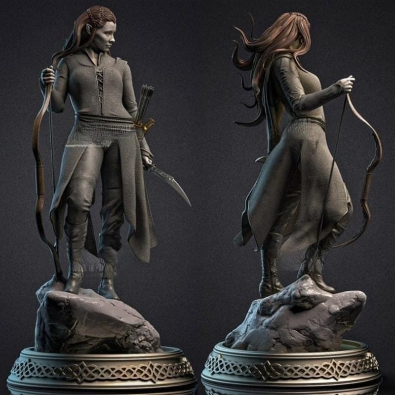 Tauriel The Hobbit + NSFW - STL 3D print files