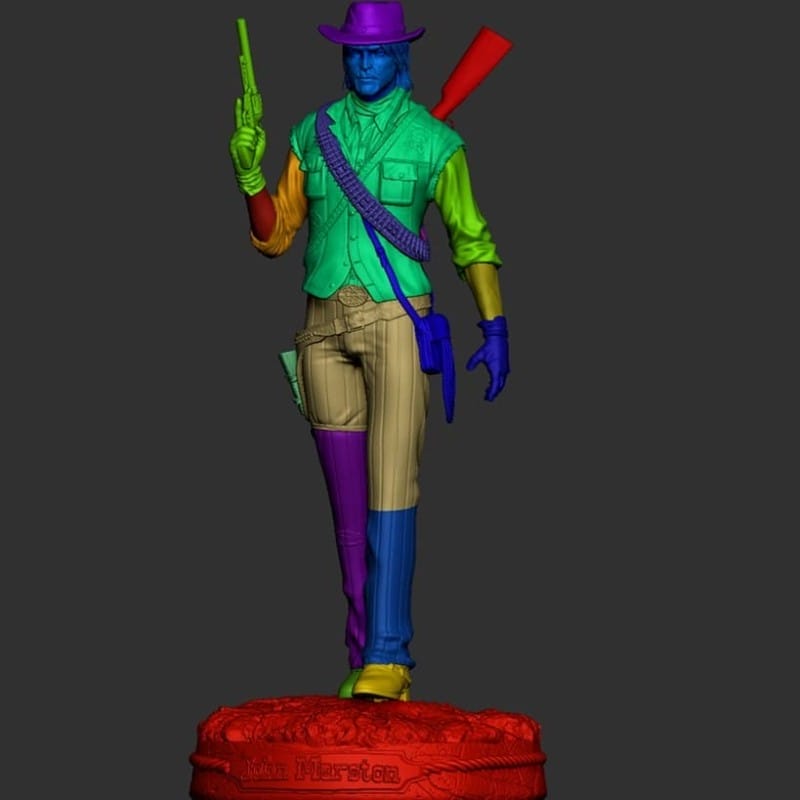 John Marston Red Dead Redemption - STL 3D print files